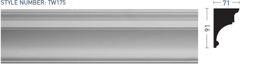 Plain Cornice TW175 – Thomas & Wilson